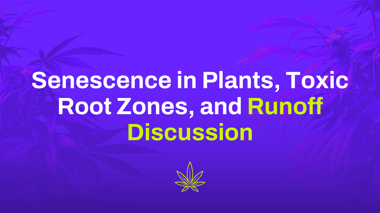 Senescence in Plants, Toxic Root Zones, and Runoff Discussion- GC ...